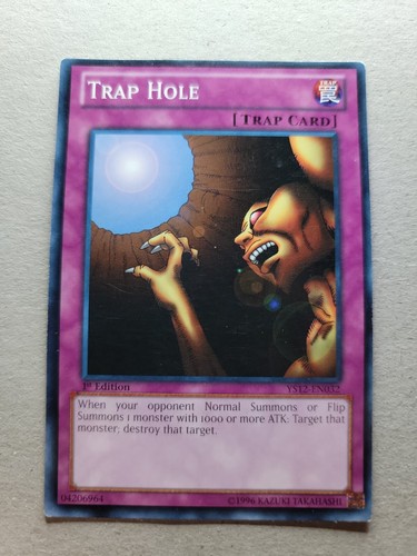Trap Hole - YS12-EN032 - 1st Edition - YuGiOh-LP | eBay
