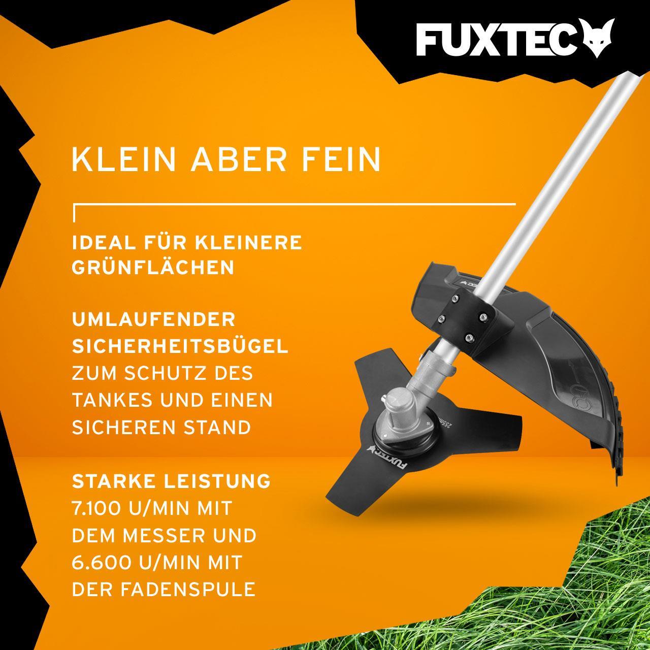 Benzin Motorsense | 2-Takt Rasentrimmer | 25ccm | 5,5 kg | 700W (0,7kW) | FUXTEC | eBay