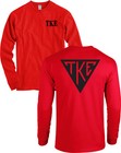 Tau Kappa Epsilon Fraternity Badge Long Sleeve TKE Shirt - MANY COLORS ...
