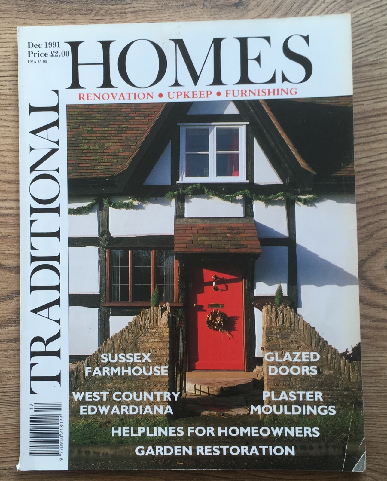 TRADITIONAL HOMES MAGAZINE DECEMBER 1991 COLLECTABLE | eBay