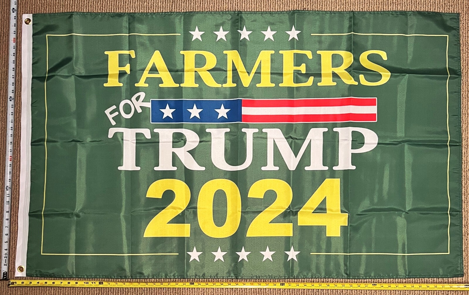 Donald Trump Flag FREE SHIPPING Farmers For Trump America Desantis USA ...