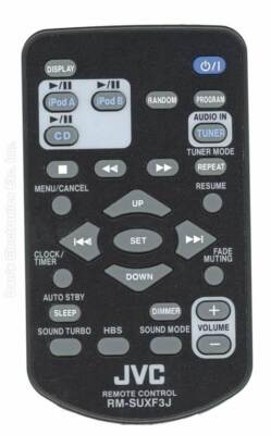 Remote Control for JVC Audio Player UXF3B USX3BUJ | eBay
