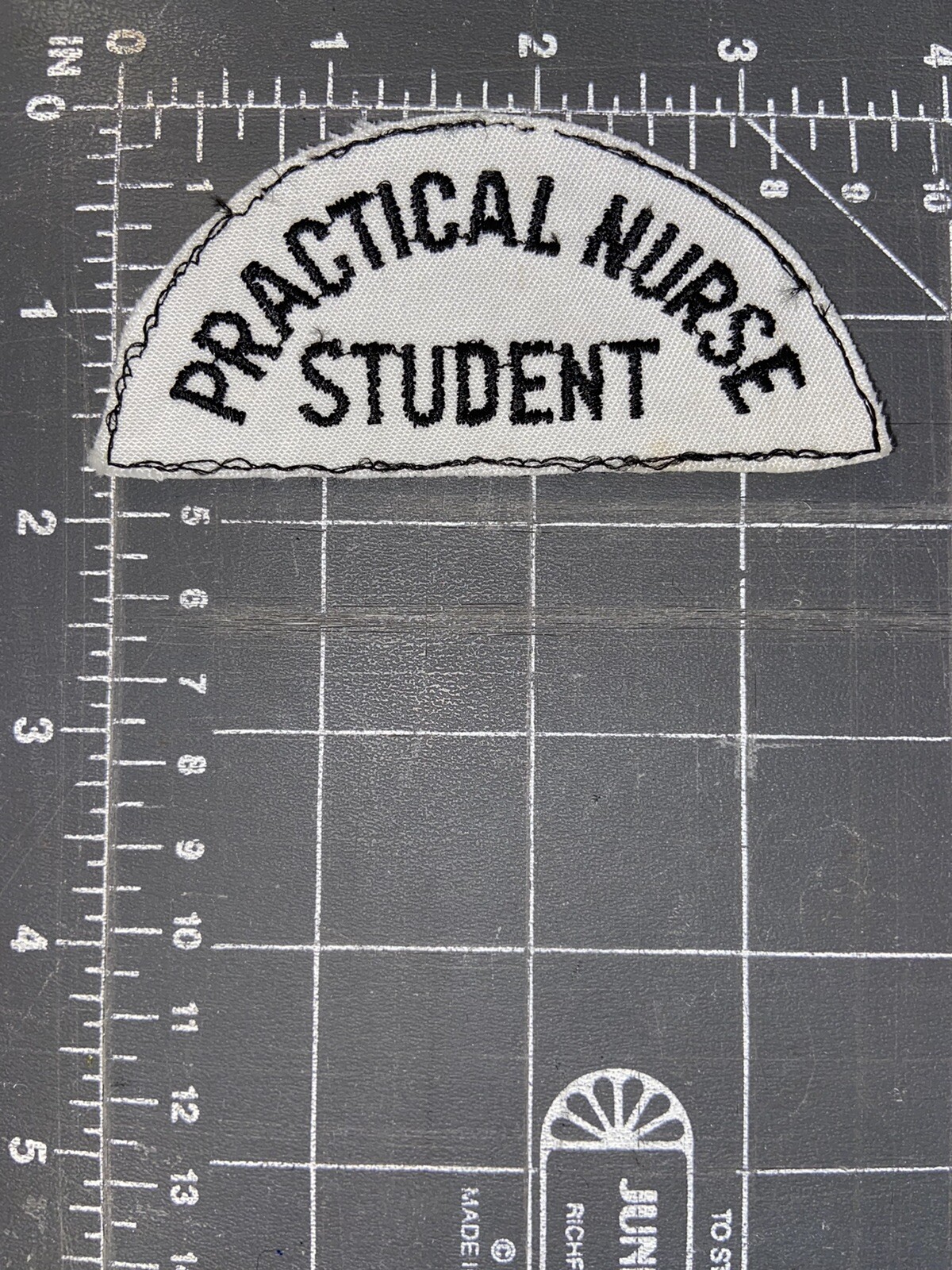 Vintage Practical Nurse Student Patch Black White PRN LPN Nursing ...