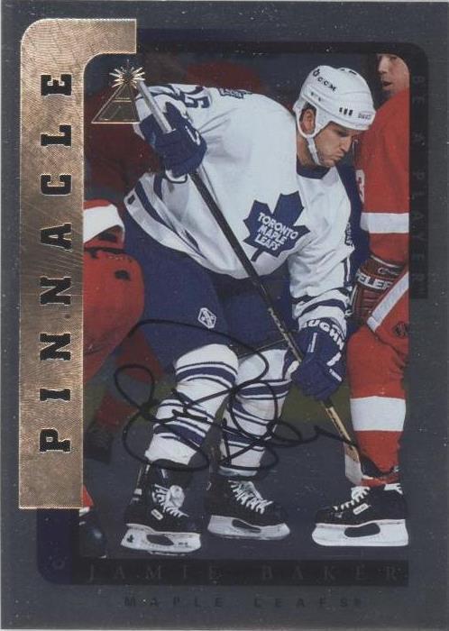 1996-97 Pinnacle Be A Player - Jamie Baker #17 Silver Autographs (AU ...