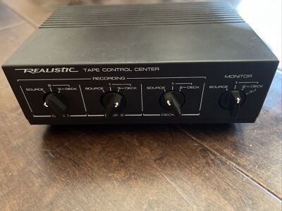 Radio Shack Realistic Vintage Three Deck Tape Control Center Model: 42 ...