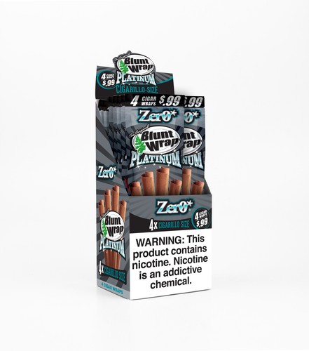 Double Platinum Wraps zero UNFLAVORED Pre-Priced .99 each (15 Pouches ...
