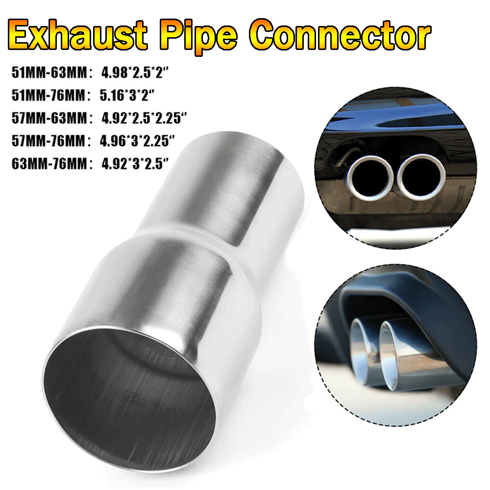 Universal Exhaust Pipe Connector Stainless Steel Exhaust Reducer ...