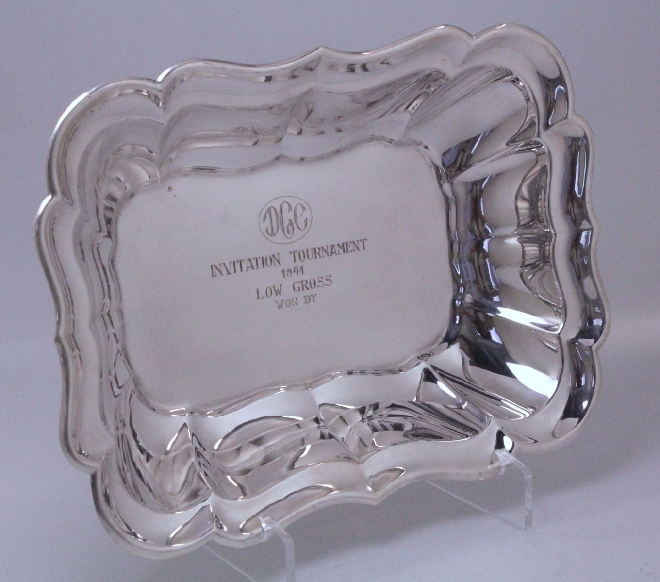 Windsor Sterling Silver Double Vegetable Bowl Reed & Barton 41' Low ...