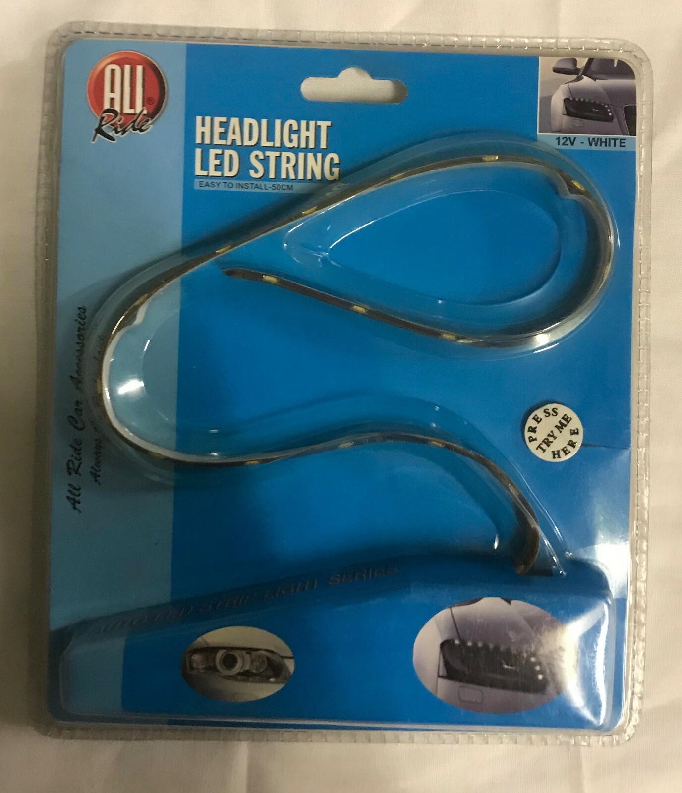 All ride Headlight LED string 12V in white - Brand New | eBay UK