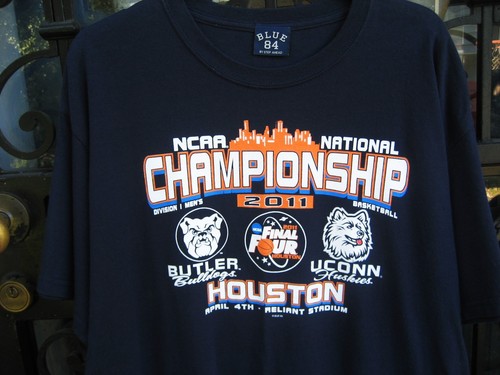 2011 UCONN Huskies Vs Butler Championship T-Shirt Mens size smal | eBay