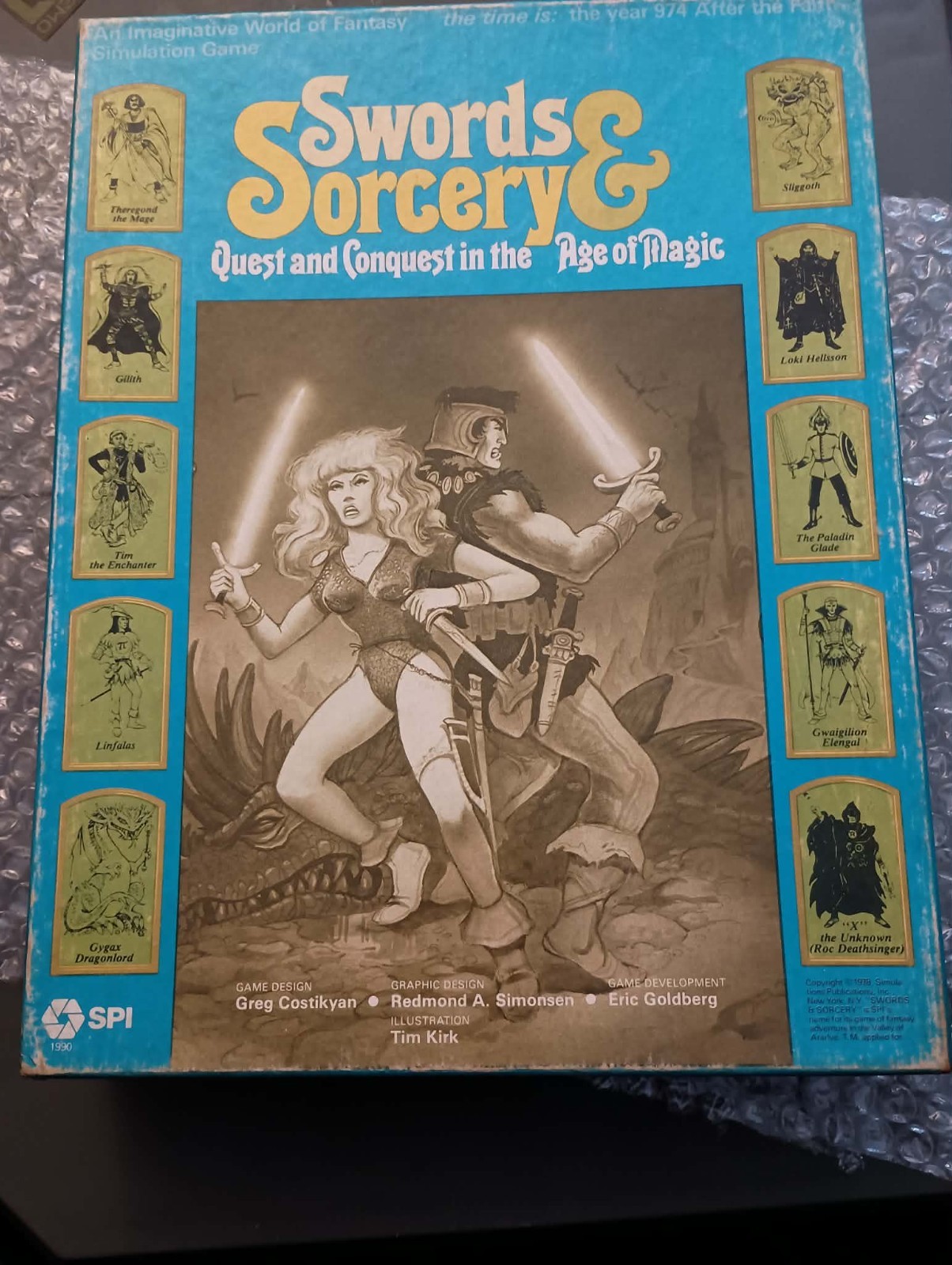 Sword & Sorcery Quest And Conquest Age Of Magic AS IS 1978 SPI #1990 | eBay