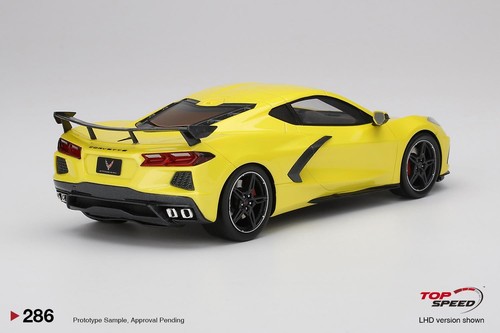 Chevrolet Corvette Stringray 2020 Accelerate Yellow Metalliic 1:18 TSM ...