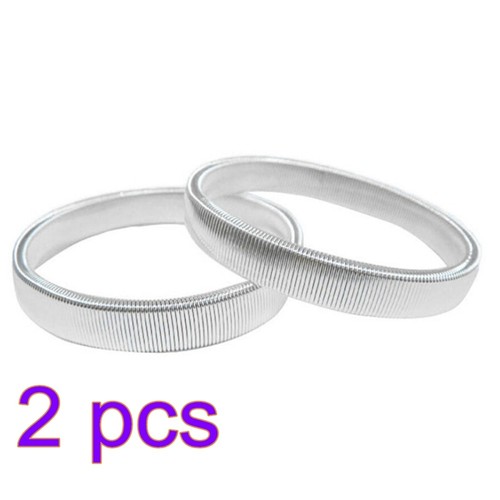 2 Pack Spring Bracelet Man Miss Cuffs Keep Sleeves up Elastic Holders ...