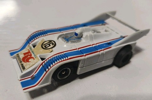 Aurora AFX PORSCHE 917-10K CAN AM - White Blue Red #16 HO Slot Car ...