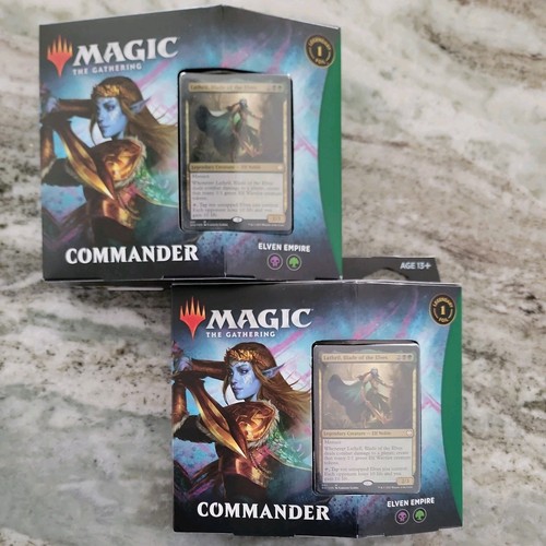 1x Sealed Elven Empire Kaldheim Commander Deck MTG New Magic The ...