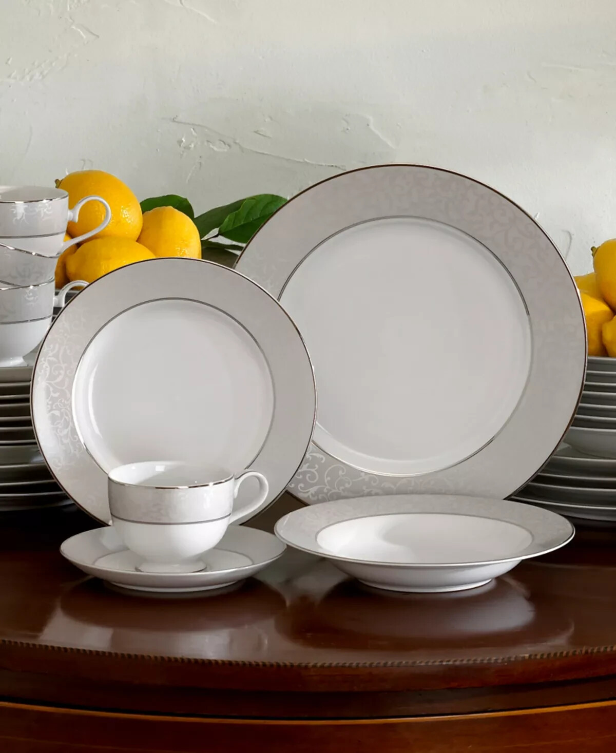 Mikasa H1103 Parchment 40-Piece Porcelain Dinnerware Set | eBay