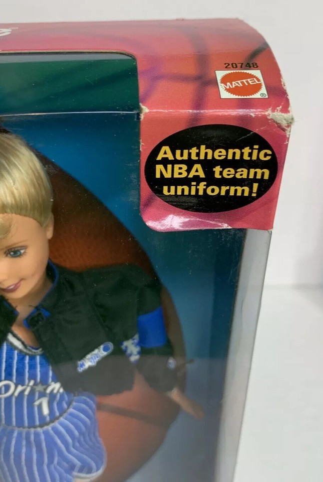 Barbie Doll 1998 NBA Orlando Magic Authentic NBA Team Uniform Mattel ...