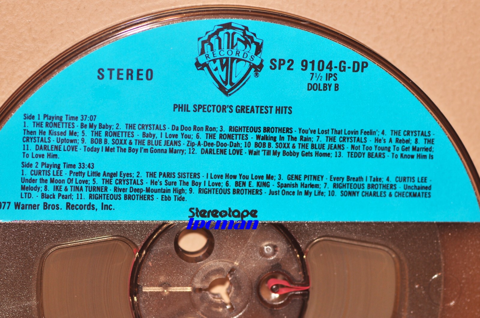 PHIL SPECTOR'S Greatest Hits 7½ ips DOLBY Sound (Double-Play) Reel-To ...