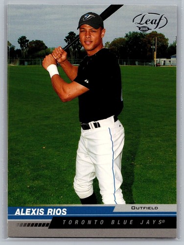 2005 Leaf #197 Alexis Rios Toronto Blue Jays MLB Baseball Card | eBay