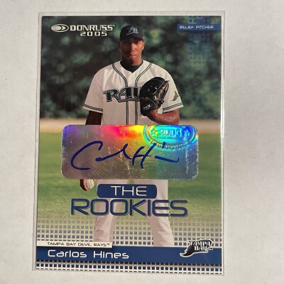 2005 Leaf #205 Carlos Hines Autographs Auto | eBay