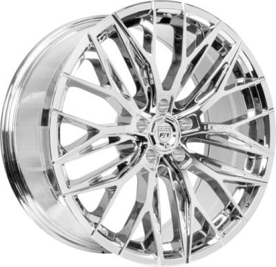 22" Inch CHROME Lexani Aries STAGGERED BLANKS Wheels Rims 20 | eBay