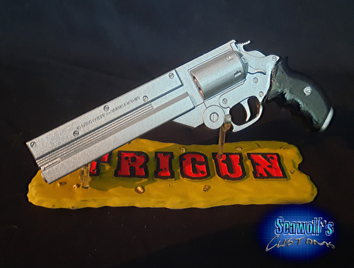 Trigun - Vash's Revolver (Mini 3D Replica and Stand) | eBay