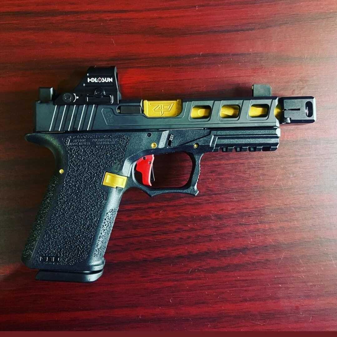 9mm 1/2x28 TPI for PSA Dagger Muzzle Brake Compensator - Anodized Black ...