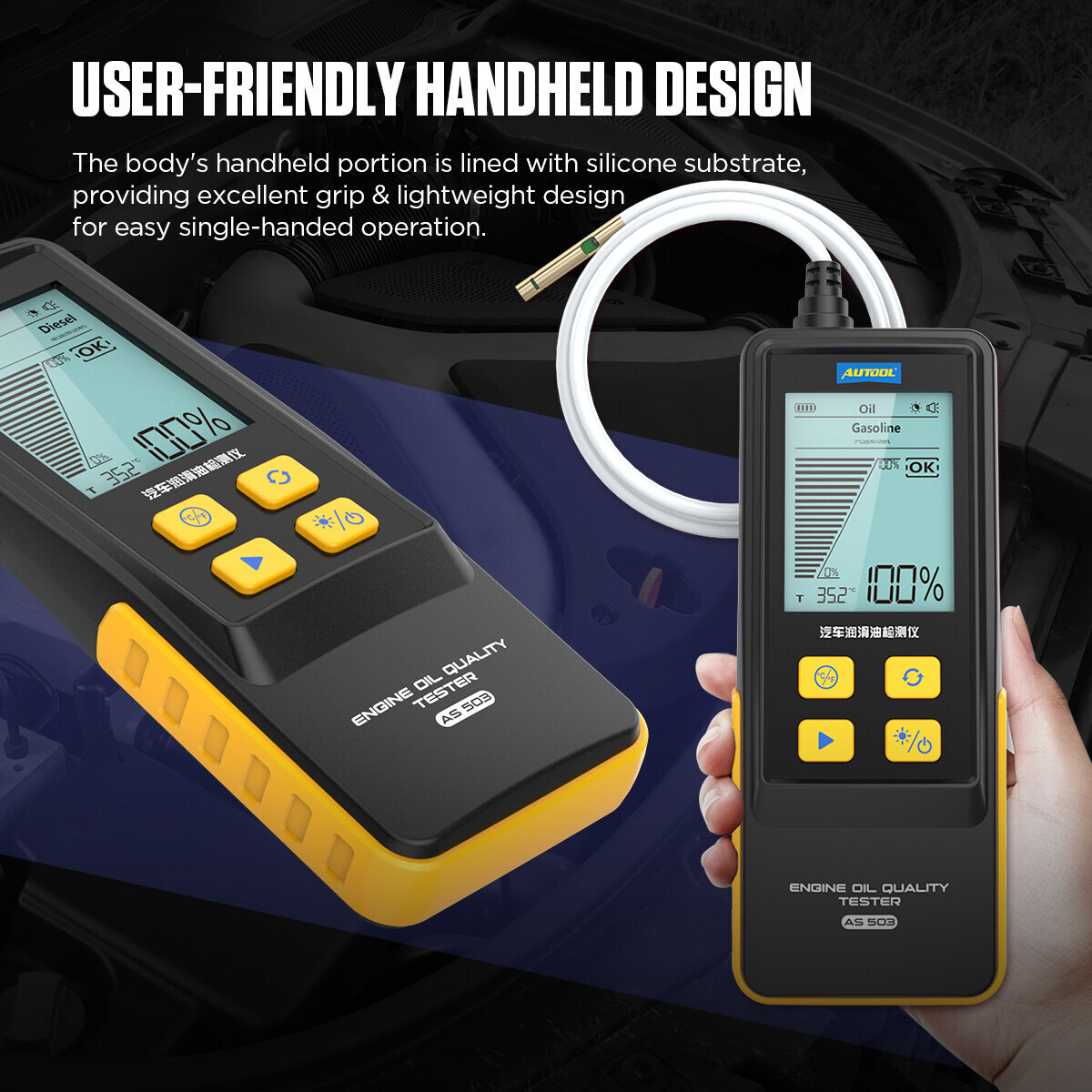 Engine Oil Quality Tester For Auto Engine Oil Quality Detector Gasoline ...