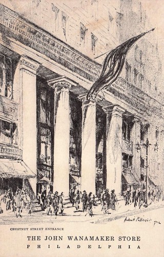 John Wanamaker Store Philadelphia Advertising Card Woo Radio Vtg ...