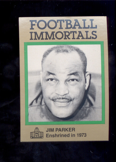 1985 Football Immortals JIM PARKER Baltimore Colts Hall of Fame Card | eBay