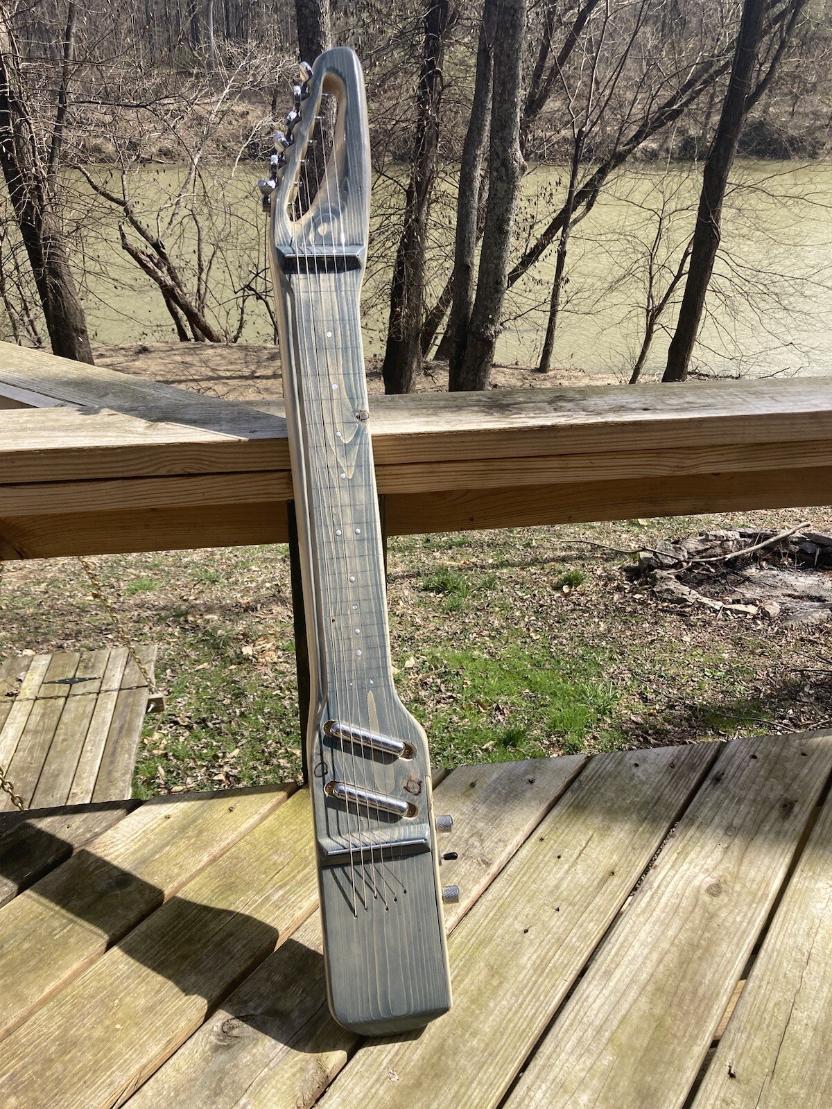 Denim Delight - Handmade lap steel guitar FunKY Strings | eBay