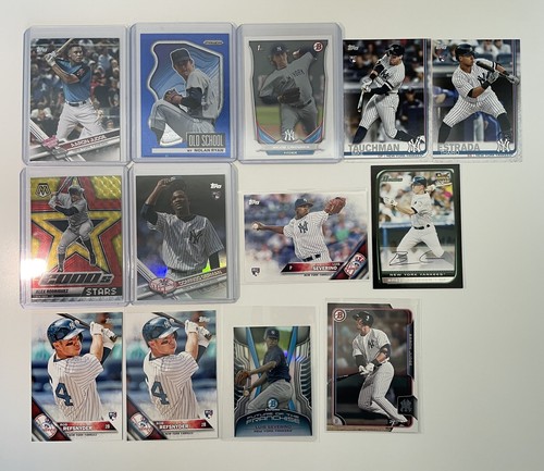 New York Yankees Card Lot - MLB Rookies Parallels Numbered Inserts ...