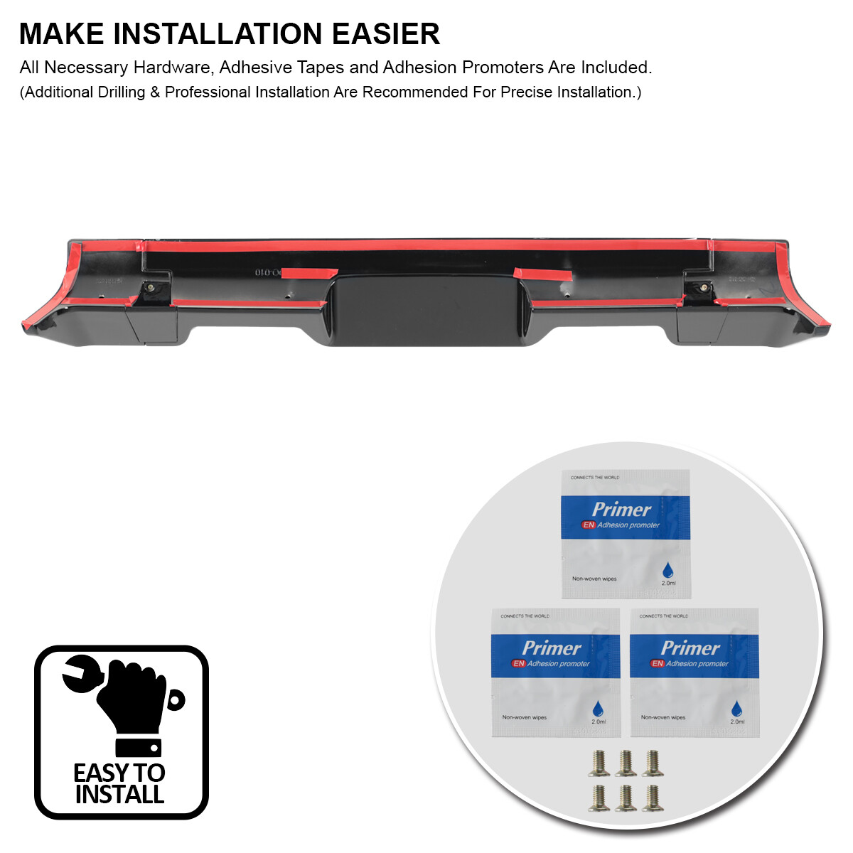 Fits 2013-2018 Dodge Ram 1500 Glossy Black Rear Window Roof Spoiler Cab ...