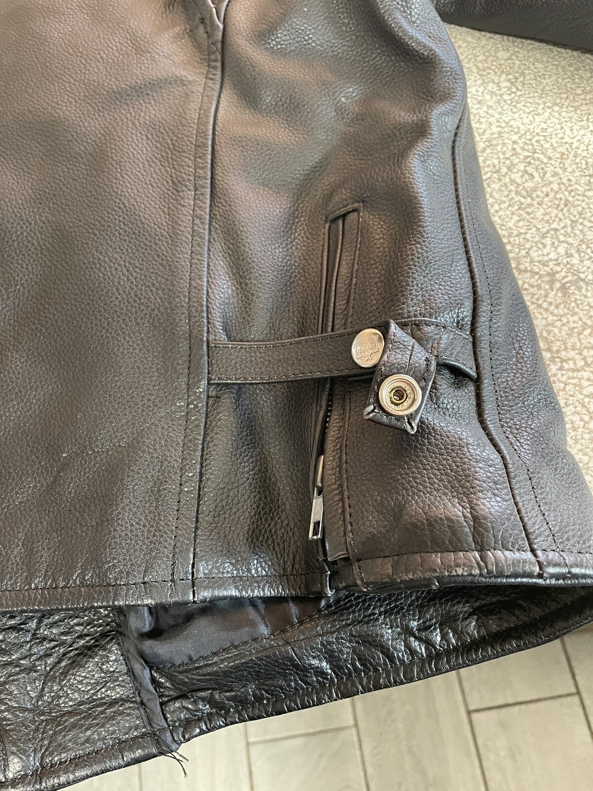 Interstate Leather Motorcycle Jacket mens XXXL | eBay