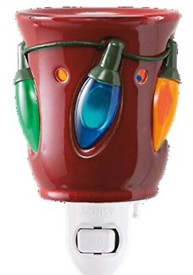 NEW Scentsy HOLIDAY LIGHTS Wall Plug In Mini Wax Warmer Christmas ...