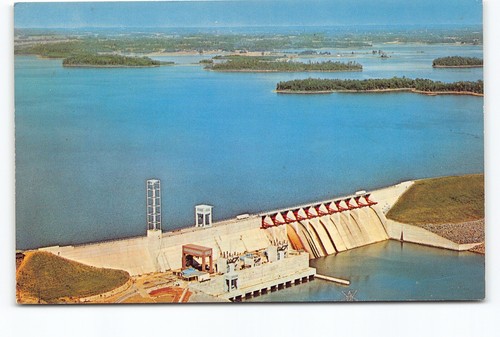 Cowans Ford Dam Lake Norman North Carolina NC Chrome Postcard Vtg ...