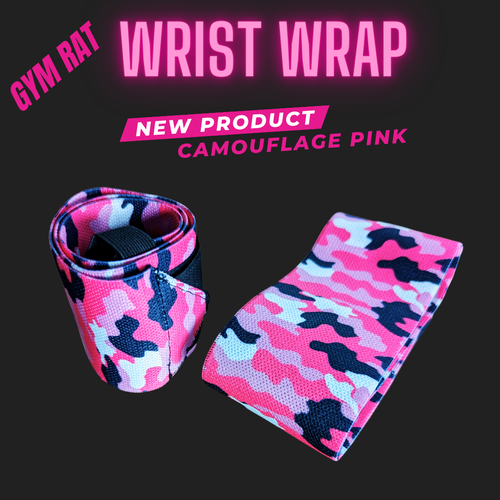 Handgelenkbandage Wrist Wraps Handgelenkstütze Camouflage gym rat pink camo | eBay