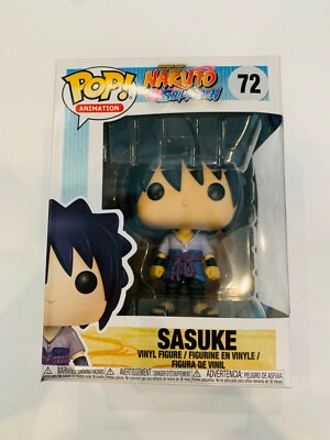 Funko Pop Animation: Naruto Shippuden - Sasuke Vinyl Figure *Damaged ...