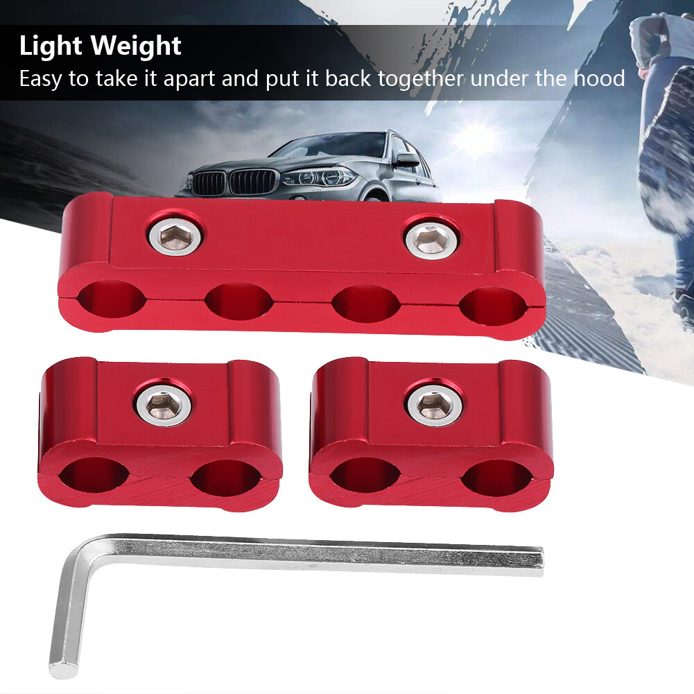 *12Pcs Aluminum Alloy Spark Plug Wire Separator 8mm 9mm 10mm Engine ...