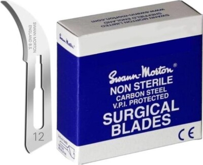SWANN MORTON Mold Cutting Scalpel Surgical Jewlery Blades #12 | eBay