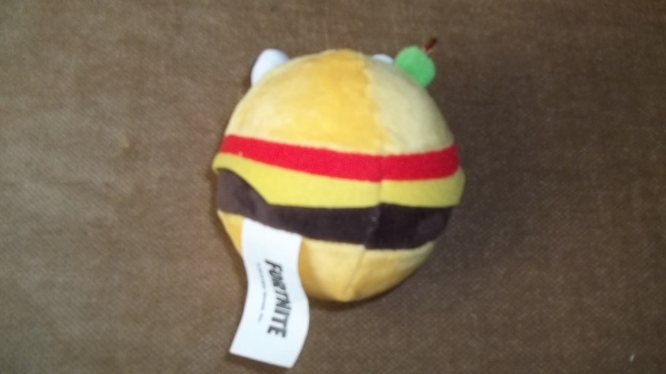 Set of 2 Fortnite Round Plush Figure Heads Beef Boss Tomato 4" 2019 ...