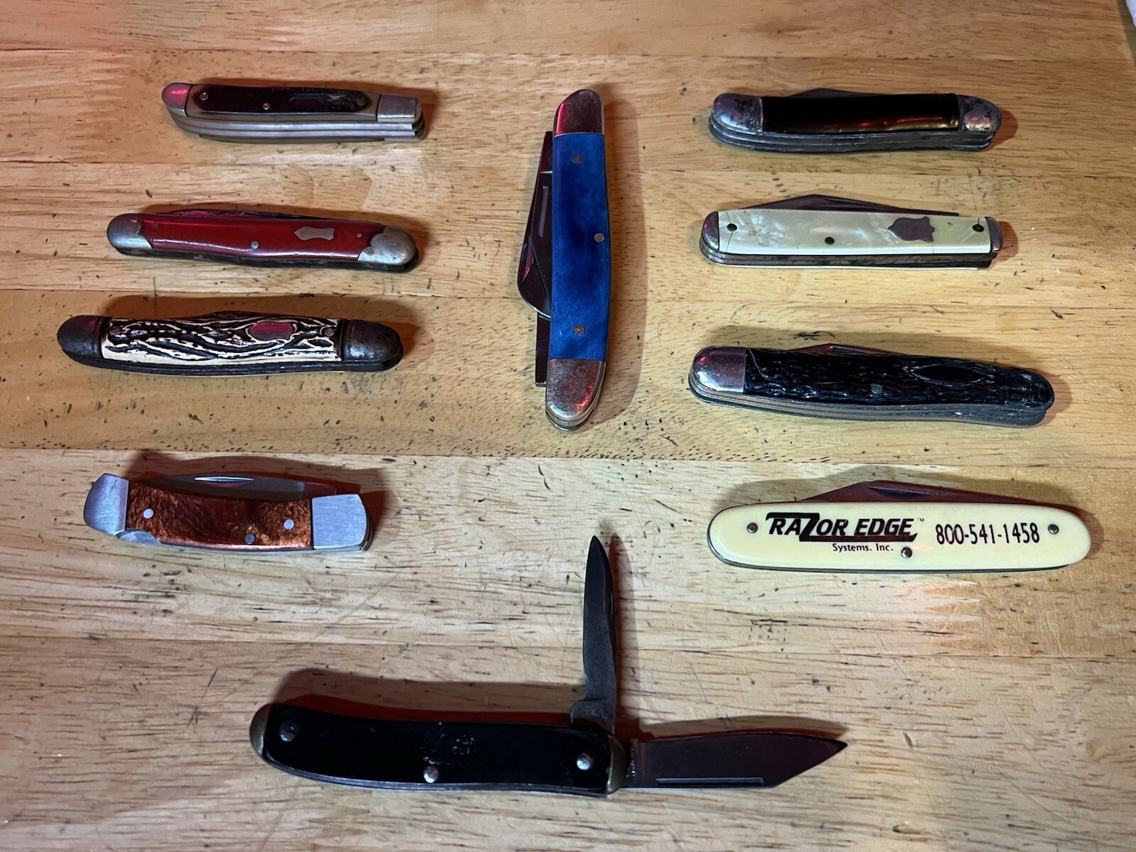 10 Piece Vintage MISC POCKET knives . | eBay