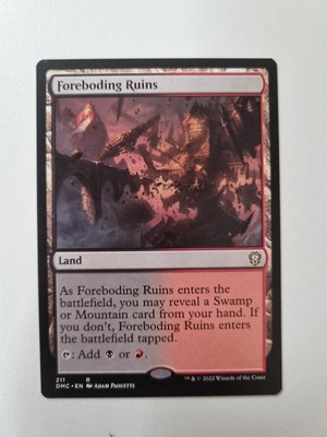 MTG Foreboding Ruins Commander: Dominaria United 211 Regular Rare | eBay