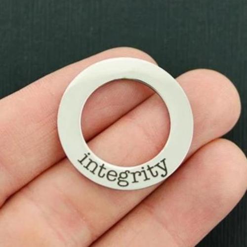 Integrity Stainless Steel Affirmation Circle Charms - BFS021-1011 | eBay