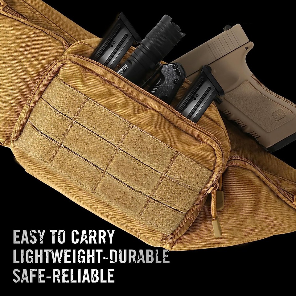 Concealed Carry Fanny Pack for Men Women Waist Gun Pack Pistol Pouch of ...