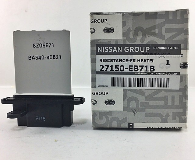 Genuine Nissan OEM 27150-eb71b Resistance Resistance-electric Heater ...