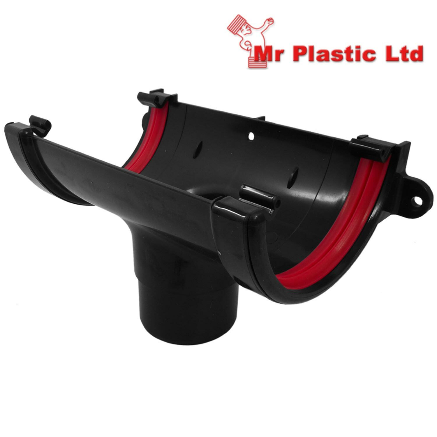 Freeflow 112mm Half Round Gutter & 68mm Round Down Pipe Fittings in ...