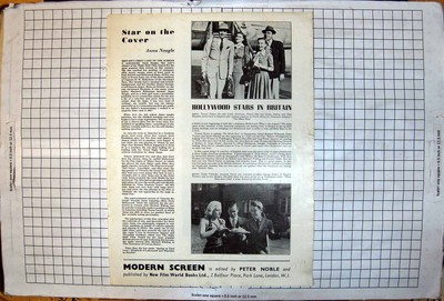 Antique Old Print Tyrone Power Wife Cecile Aubrey Jack Hawkins Paula ...