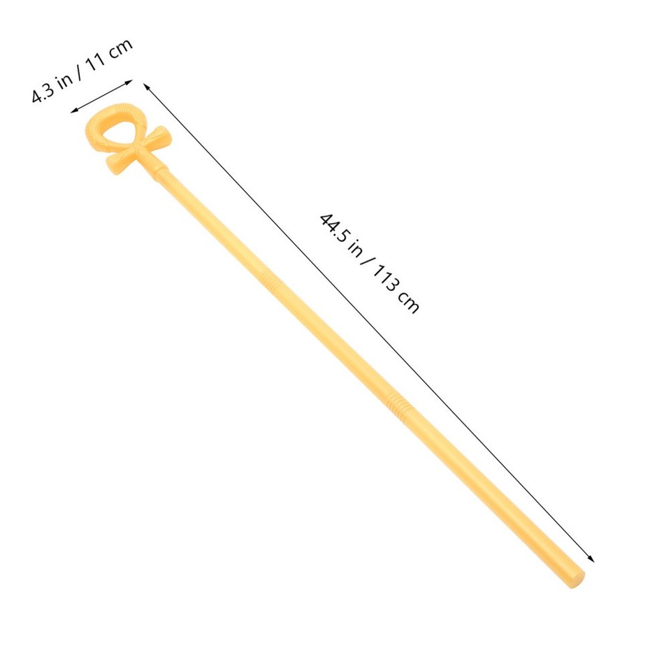 2 Pcs Ancient Themed Party Cane Halloween Costume Scepter Egypt Dance ...