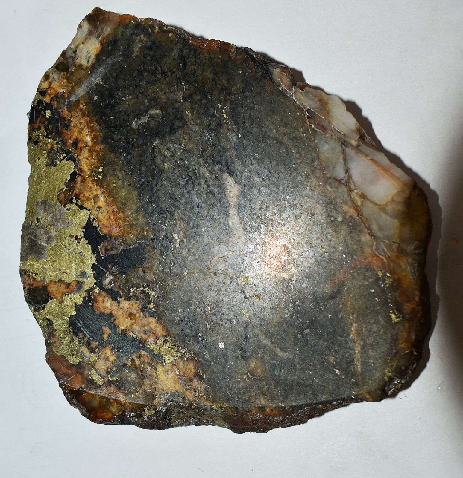 Gold Ore Quartz Silver Polished 1800s Ore Knob Copper Mine N Carolina ...